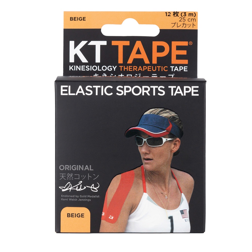 KT Tape - Original - 12 Precut 10" Strips ( Beige ) | Shopee Malaysia
