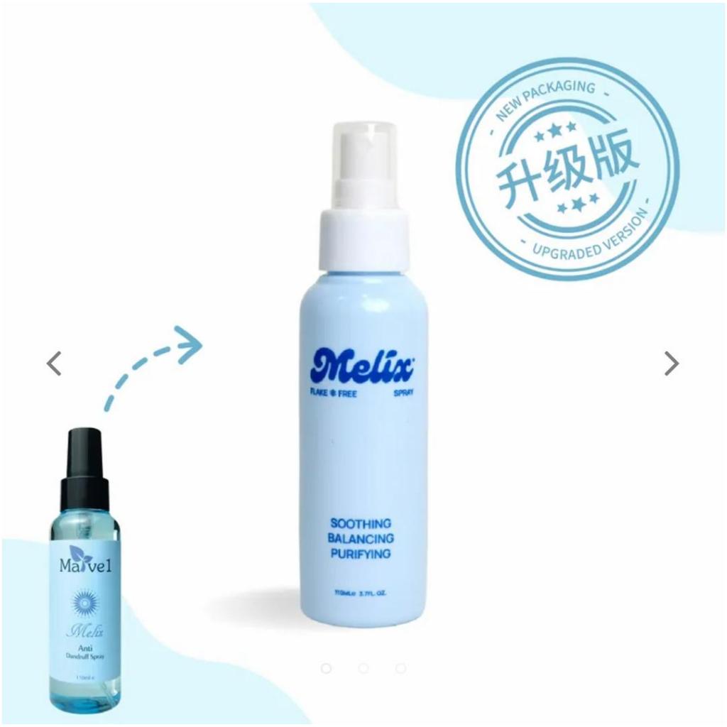 MELIX FLAKE FREE SPRAY 35ML OR 110ML (improve hair loss, promote hair ...