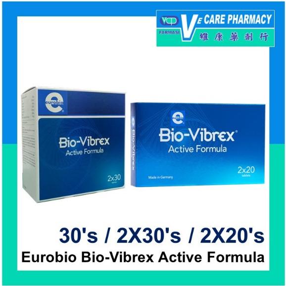 Eurobio Bio-Vibrex Active Formula 30's / 2X30's / 2x20's | Shopee Malaysia