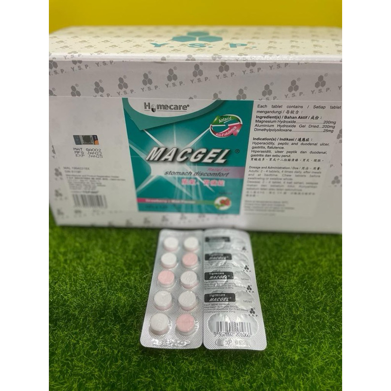 MACGEL UNTUK GASTRIC DAN ANGIN (10 BIJI) | Shopee Malaysia
