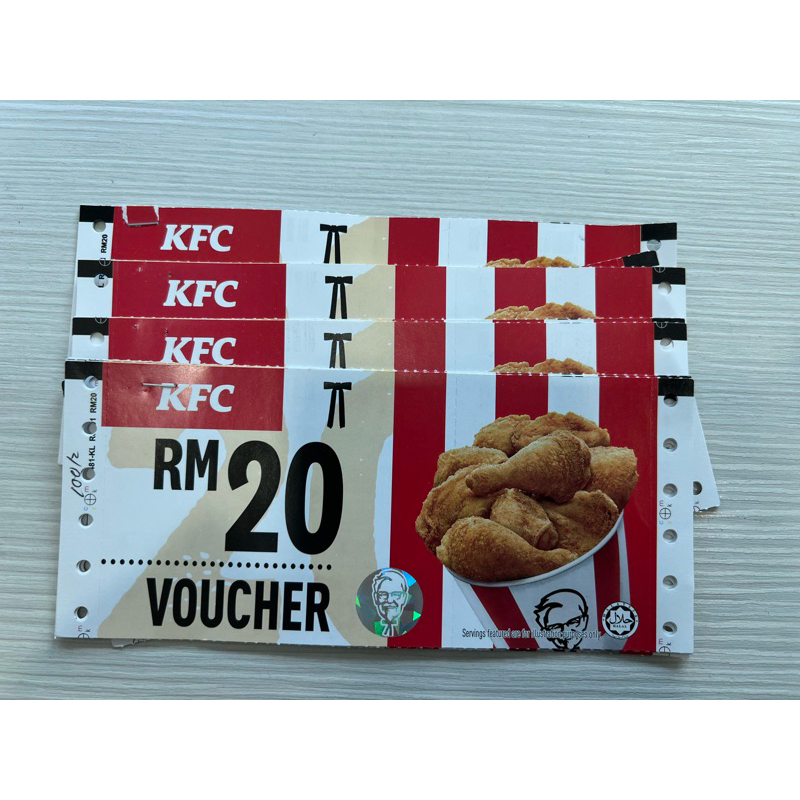 KFC VOUCHERS RM20 2024 READY STOCK | Shopee Malaysia