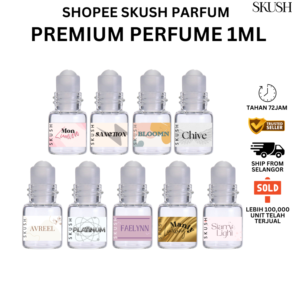 [ PREMIUM PERFUME ] 2ML Woman Men Perfume Minyak Wangi Wanita Perempuan ...