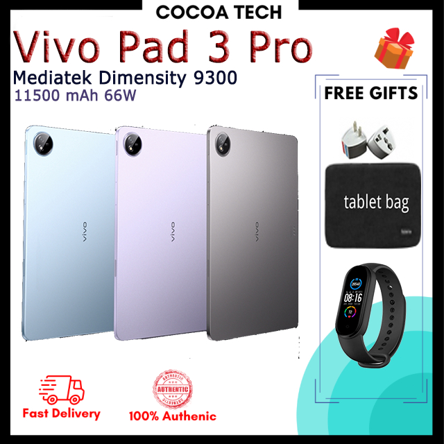 VIVO Pad 3 Pro 13inches Tablet Mediatek Dimensity 9300 144Hz 11500mAh ...