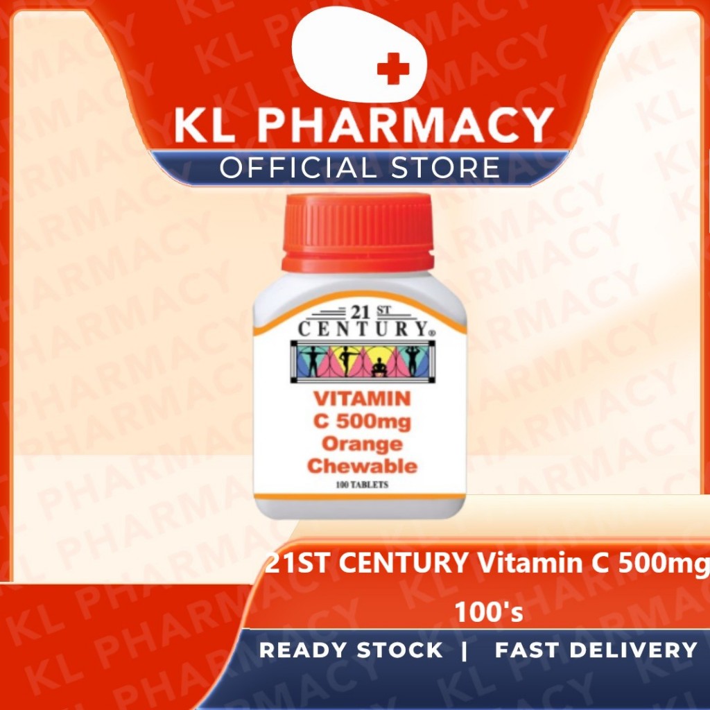 [KL PHARMACY] 21ST CENTURY Vitamin C 500mg 100's | Shopee Malaysia