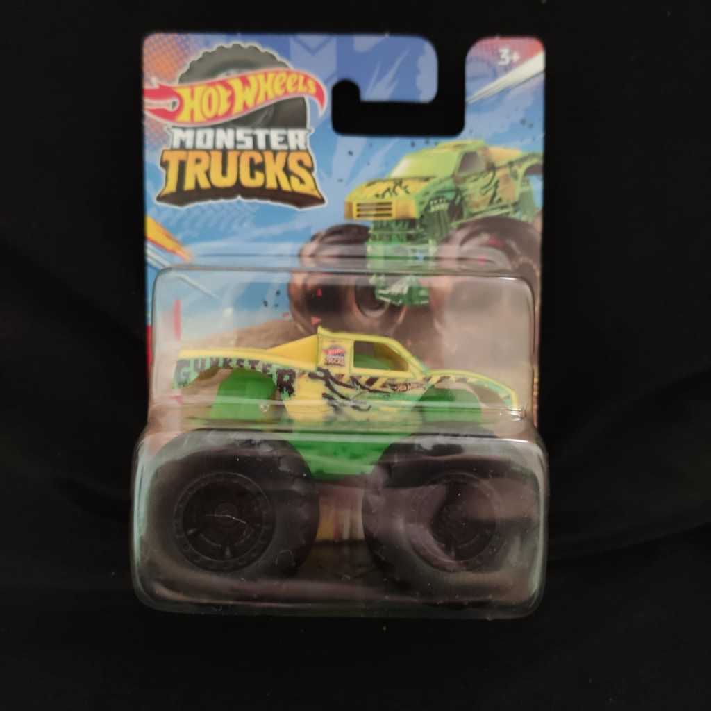 Hot Wheels Monster Trucks Gunkster - Yellow (1/70 Value Monster Trucks ...