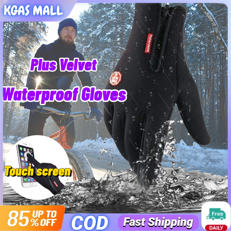 【COD】Winter Gloves For Men Women Waterproof Gloves Touchscreen Gloves ...