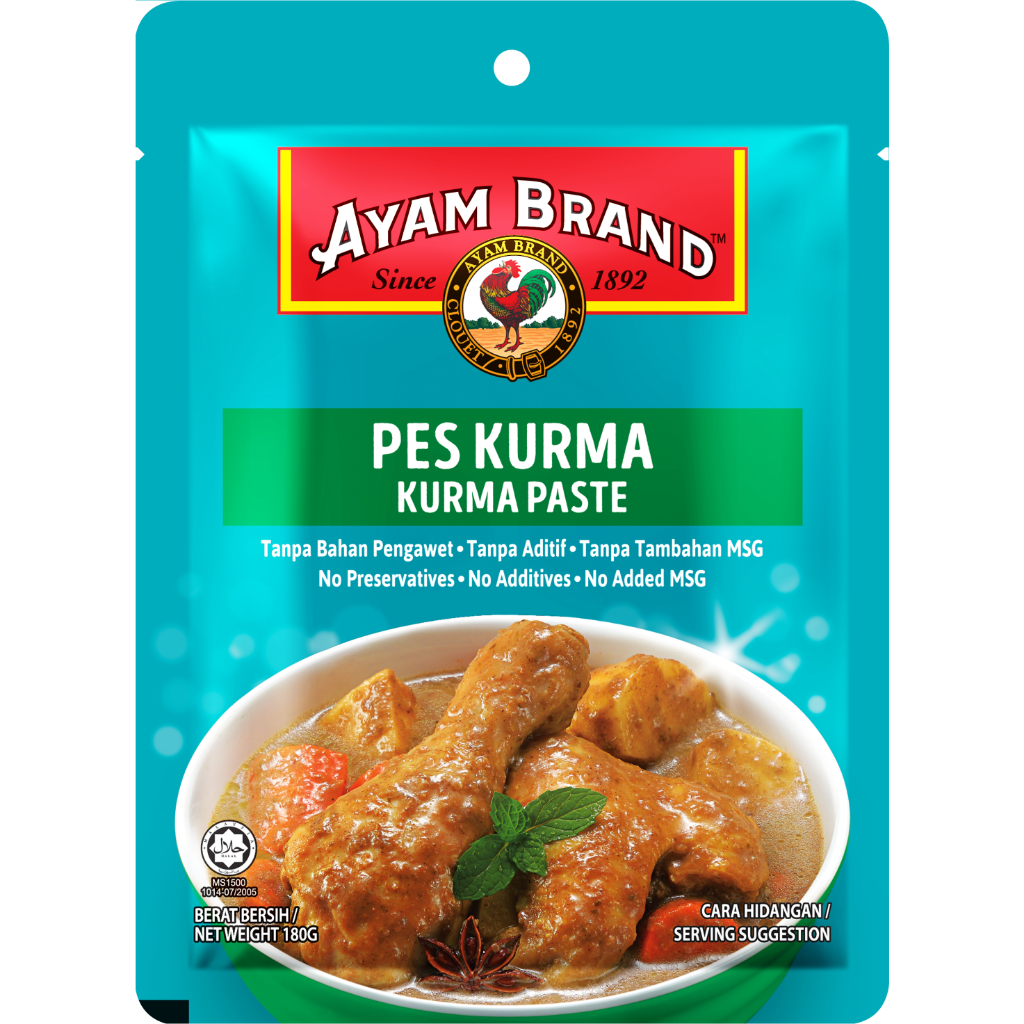AYAM BRAND Pes Kurma Paste 180g Pack | Shopee Malaysia