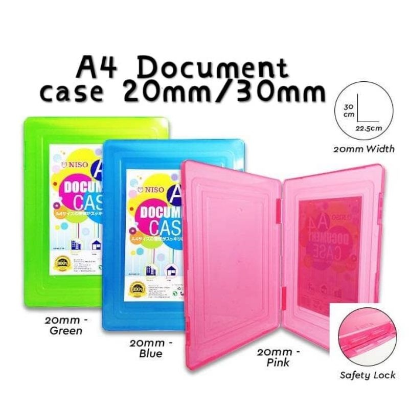 DOCUMENT CASE A4, F4,A3 (NISO) | Shopee Malaysia