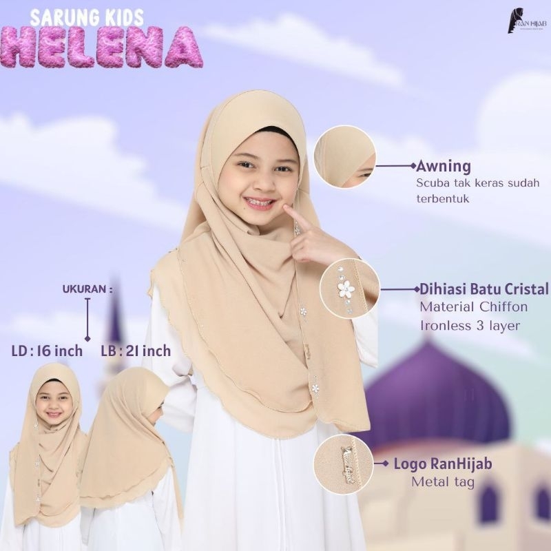 Helena kid tudung Sarung instant | Shopee Malaysia