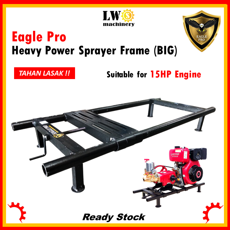 Eagle Pro Power Sprayer Big Engine Frame#Plunger Pump Frame ROUND/HEAVY ...