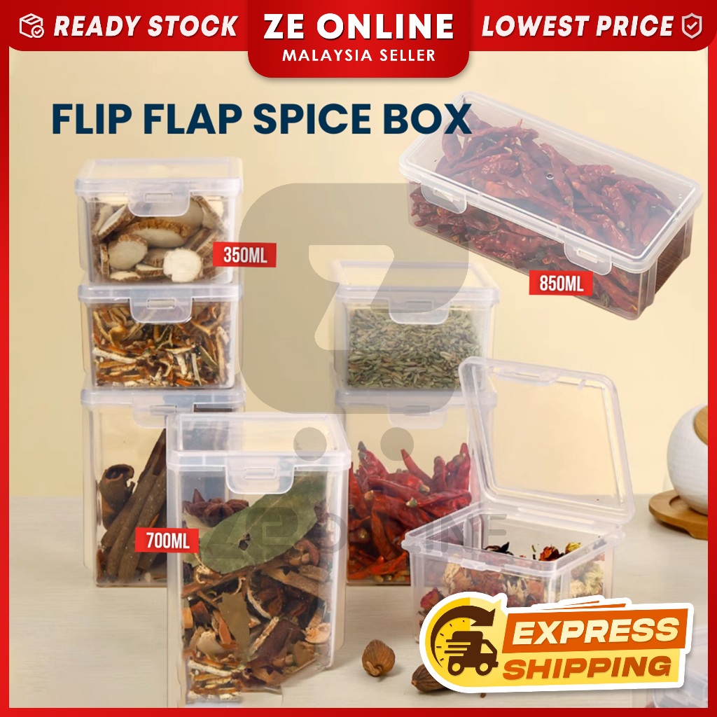 Flip Flap PP Plastic Food Sub-Packed Box Container Multi-purpose ...