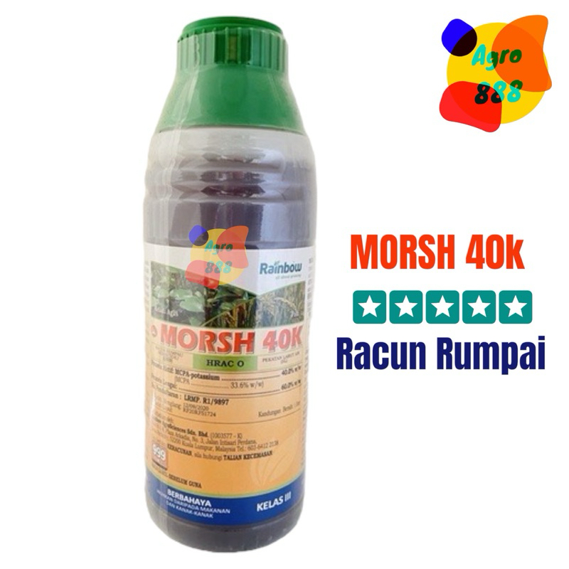 MORSH 40K 1Liter|Racun Rumpai|Racun Keladi air | Shopee Malaysia