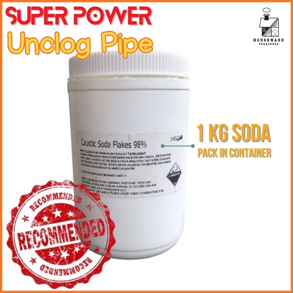 Power UNCLOG PIPE Remove Sink Soda Penyelesaian Masalah Sinki Tandas ...