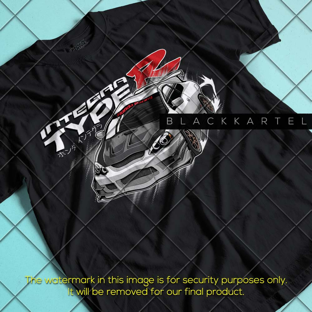 Ready Stock! [ BAJU KERETA / T SHIRT KERETA HONDA INTEGRA TYPE R - DC5 ...