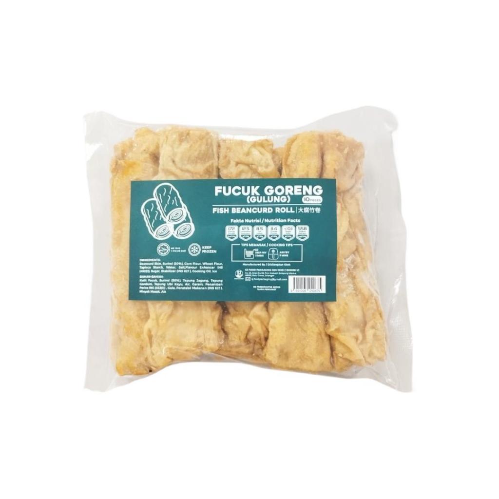【HALAL】10PCS | SJ FUCUK GORENG GULONG BERISI IKAN | 炸鱼肉腐竹卷 | Shopee ...