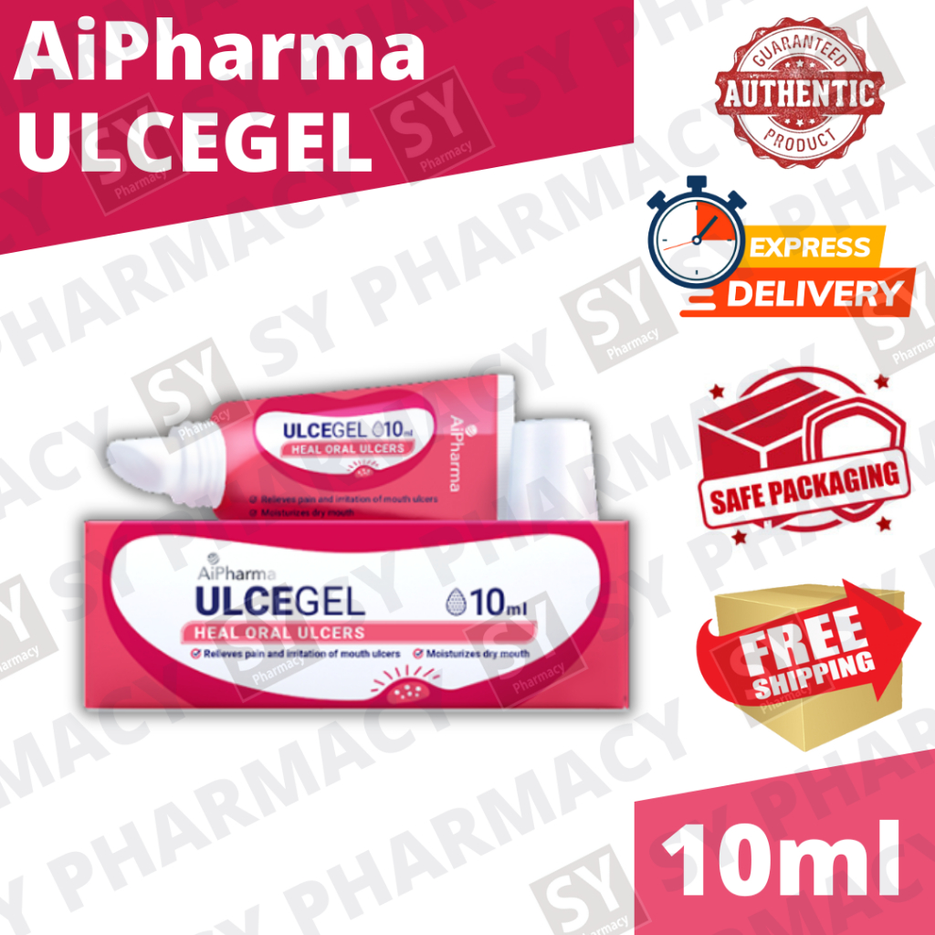 [ 𝗙𝗥𝗘𝗘 𝗦𝗛𝗜𝗣𝗣𝗜𝗡𝗚!!! ] AiPharma UlceGel 10ml (Exp: 04/2027) | Shopee Malaysia
