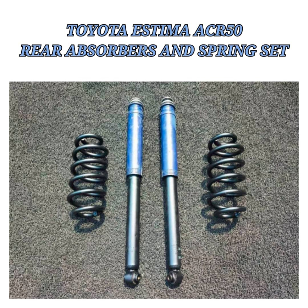 🇯🇵🇯🇵 Rear Absorber / Spring Toyota Estima Previa ACR50 06-19 Rear ...
