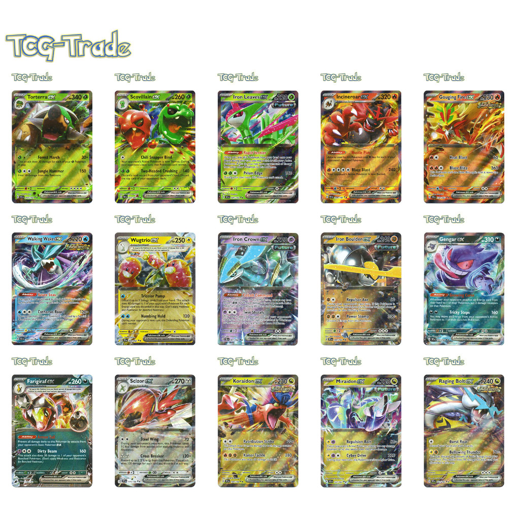 [Pokemon TCG Singles] SV5 Temporal Forces - Double Rare - Pokemon Card ...