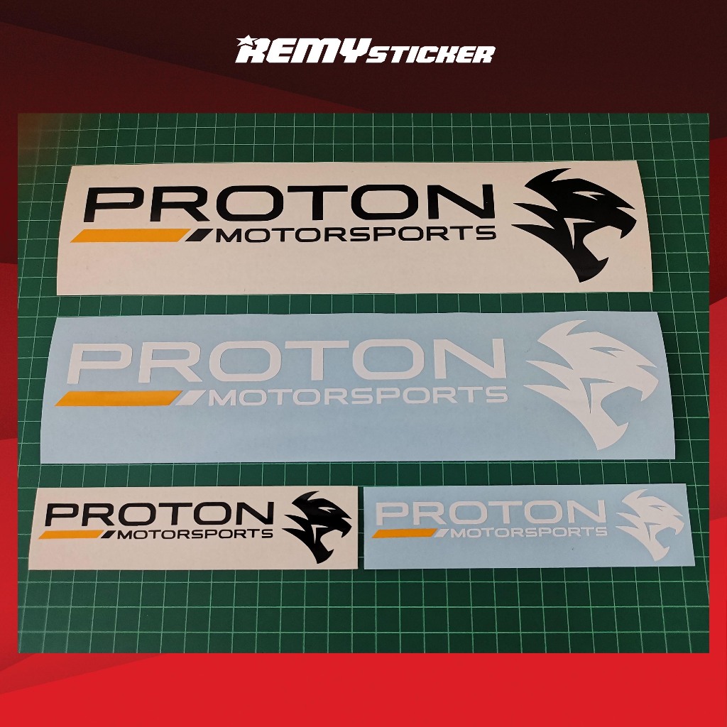 Sticker Proton Motorsport / Sticker Potong | Shopee Malaysia