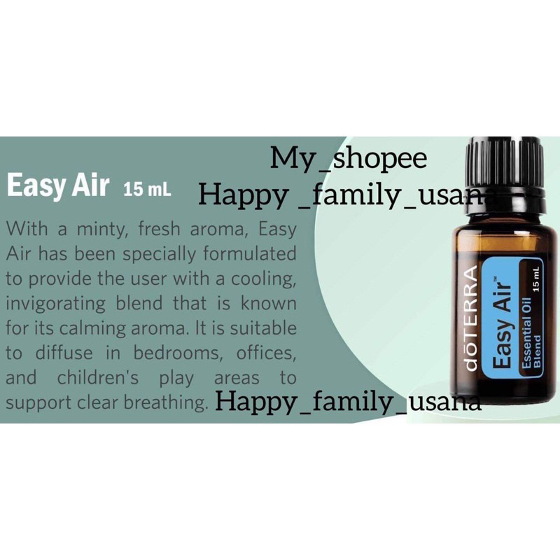 𝐃𝐚𝐭𝐞 𝟎𝟏/𝟐𝟕 ️ ️𝐑𝐄𝐀𝐃𝐘 𝐒𝐓𝐎𝐂𝐊 𝐄𝐚𝐬𝐲 𝐀𝐢𝐫 𝟏𝟓𝐌𝐋 | Shopee Malaysia