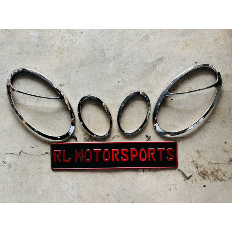 Mercedes Benz W210 tail lamp W211 head light cover chrome garnish ...
