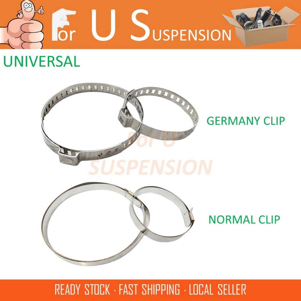 1 SET UNIVERSAL CLIP ADJUSTABLE STAINLESS STEEL / NORMAL DRIVER SHAFT ...
