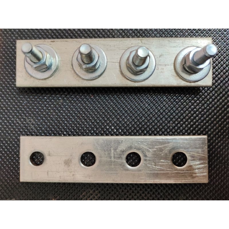 🔥 Copper Busbar /Copper Earth Bar / size -125mm x 25mm x 3mm 3 hole For ...