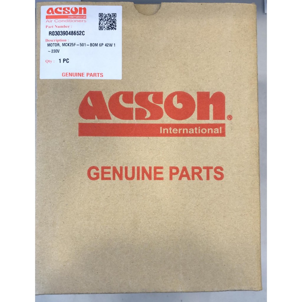 ORIGINAL DAIKIN MOTOR, WM10/15J WM20J WM25J WM15G MSL25C MCK25F ...