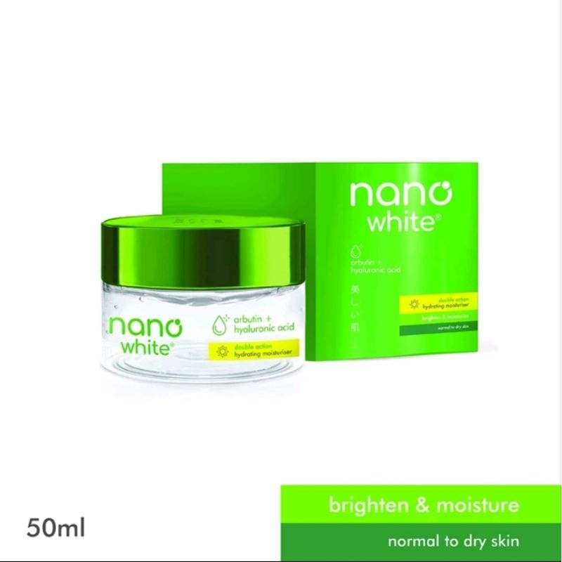 NANO WHITE Double Action Hydrating Moisturizer 50ml(NO BOX)(Exp 08/2025 ...