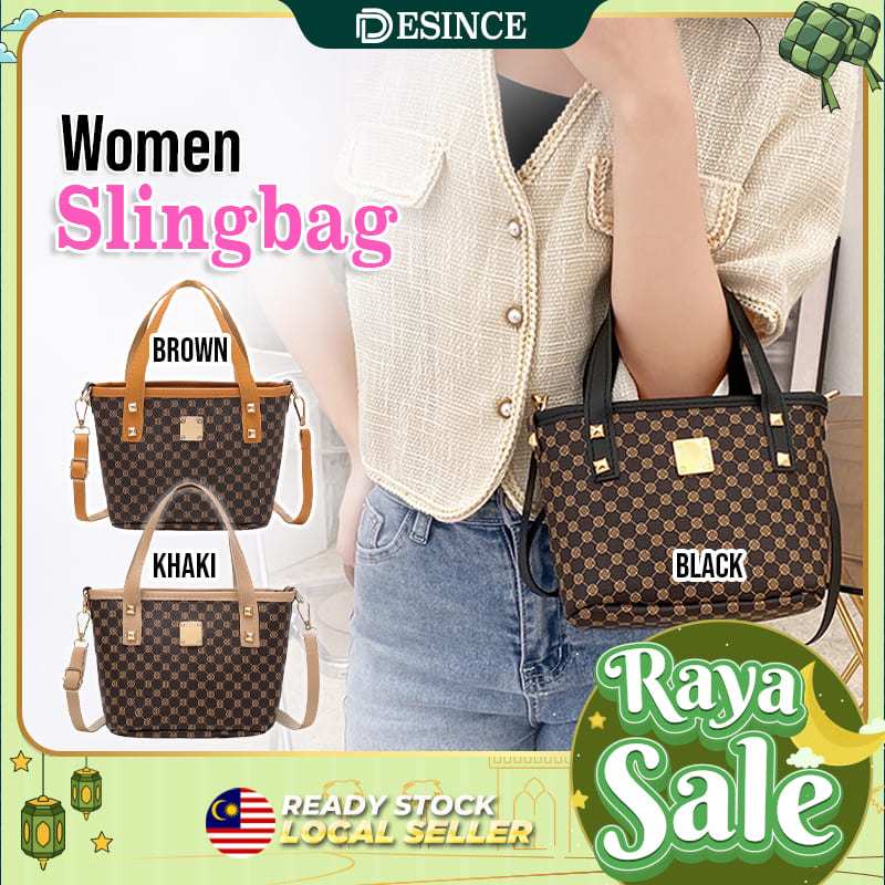 🇲🇾 DESINCE Women Handbag Tote Bag Beg Perempuan Sling Bag Bucket Bag ...