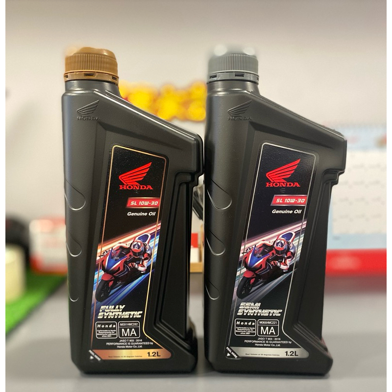 Honda Motorcycle Engine Oil Fully/Semi Synthetic 10W30 4T 1.2L | Shopee ...