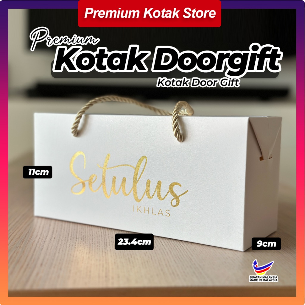 YJL Door Gift Box Kotak Kahwin Kenduri Setulus Ikhlas sesuai Bahulu ...
