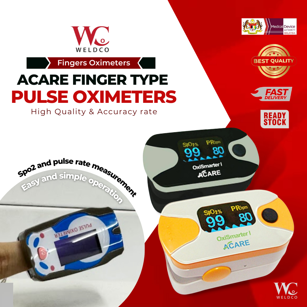 [MDA APPROVED] ACARE Finger Type Pulse Oximeters | Shopee Malaysia
