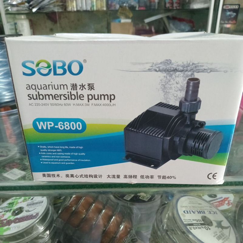 SOBO submersible pump WP_6800 | Shopee Malaysia