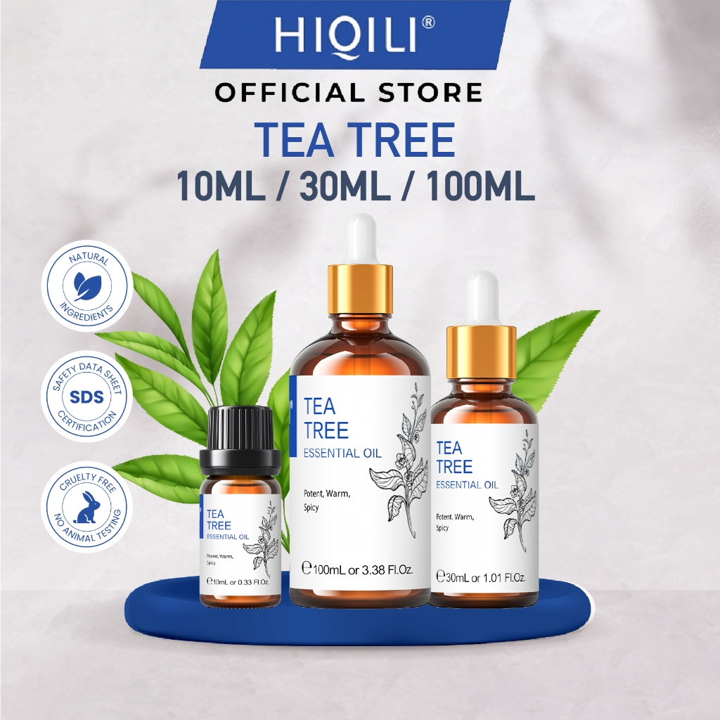 HiQiLi Tea Tree Essential Oil Natural Plant Aromatherapy Diffuser ...