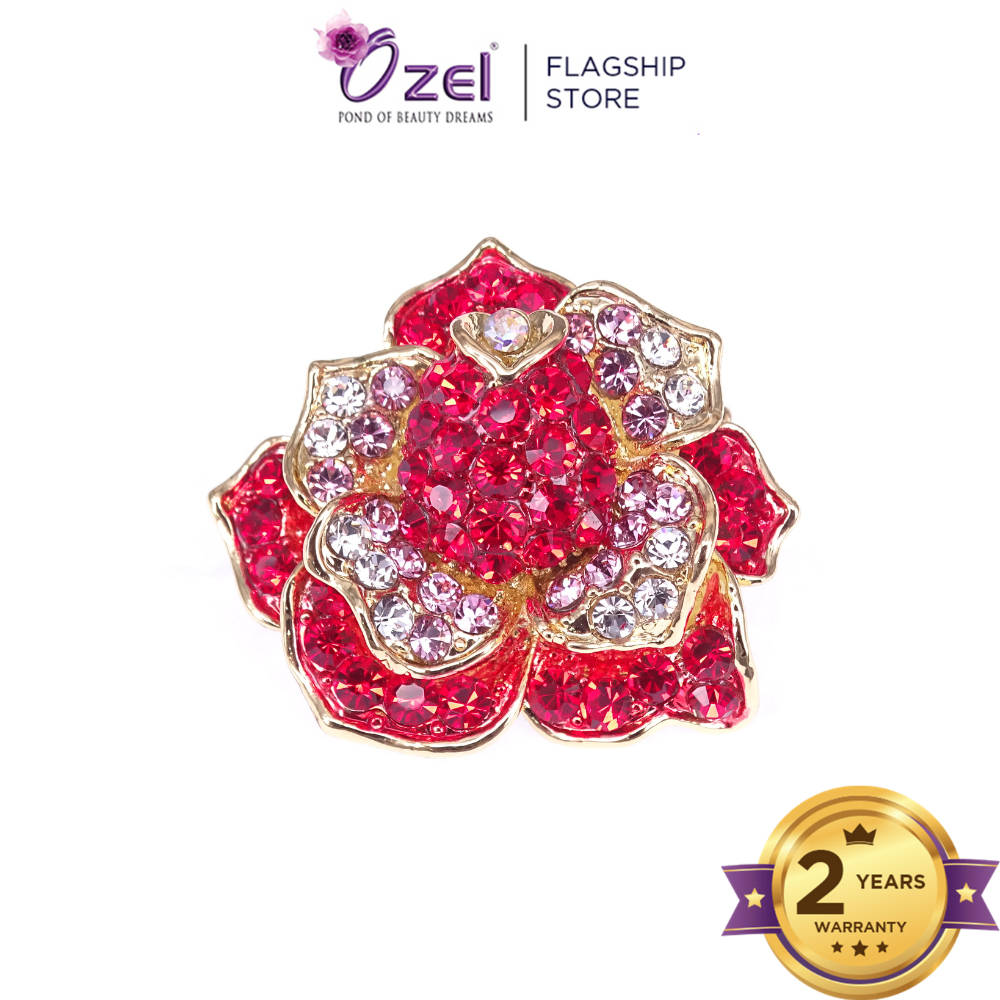 Ozel Flower Brooch B326 Kerongsang Tudung Pin Tudung, Hijab, Songkok ...