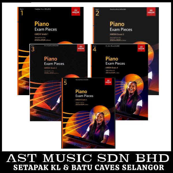 Piano Exam Pieces 2023 & 2024, ABRSM Grade 1-5 | Shopee Malaysia