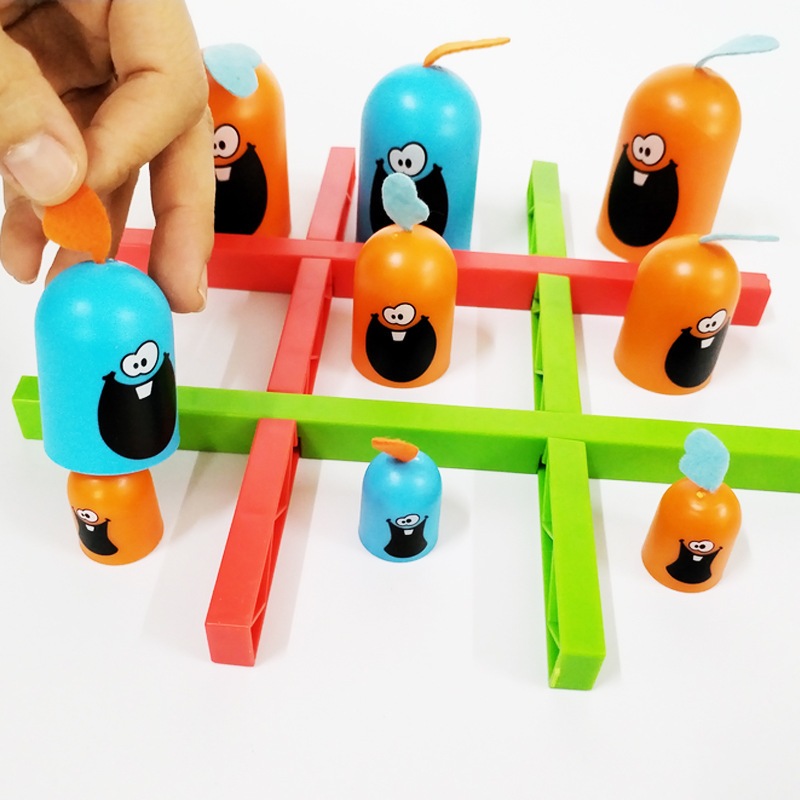 Tic Tac Toe Board Game Family Party Present Gift Children Kid Brain ...