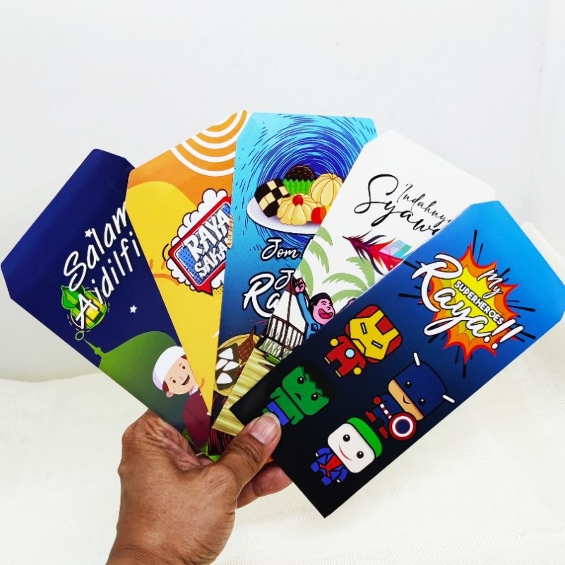 🇲🇾panjang🇲🇾1Pkt/10keping Sampul DUIT Raya saiz besar 2022 NEW design ...