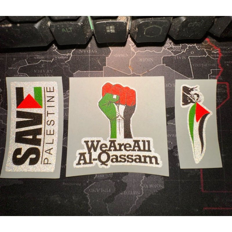 Support Palestine Reflective Sticker | Shopee Malaysia