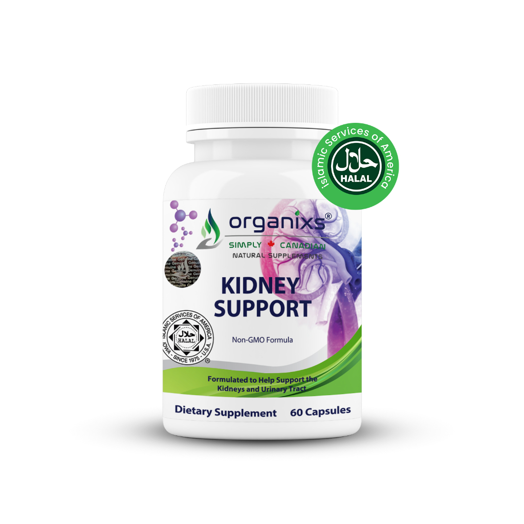 Organixs Halal Natural Kidney Support Kidney Cleanse Detox & Repair ...