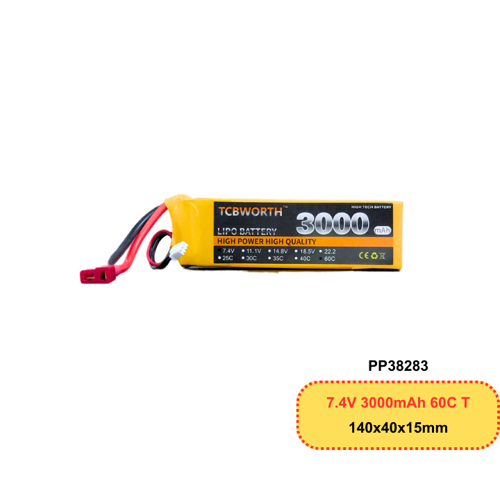 TCBWorth TCB Lipo Battery High Power Quality Tech 1500mAh-6000mAh RC 7.4V 11.1V 14.8V 22.2V 40C ...