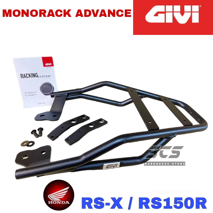 Monorack Givi Honda RS-X RS150R Advance Rack 100% Original GIVI Monorack Accessories Motor ...