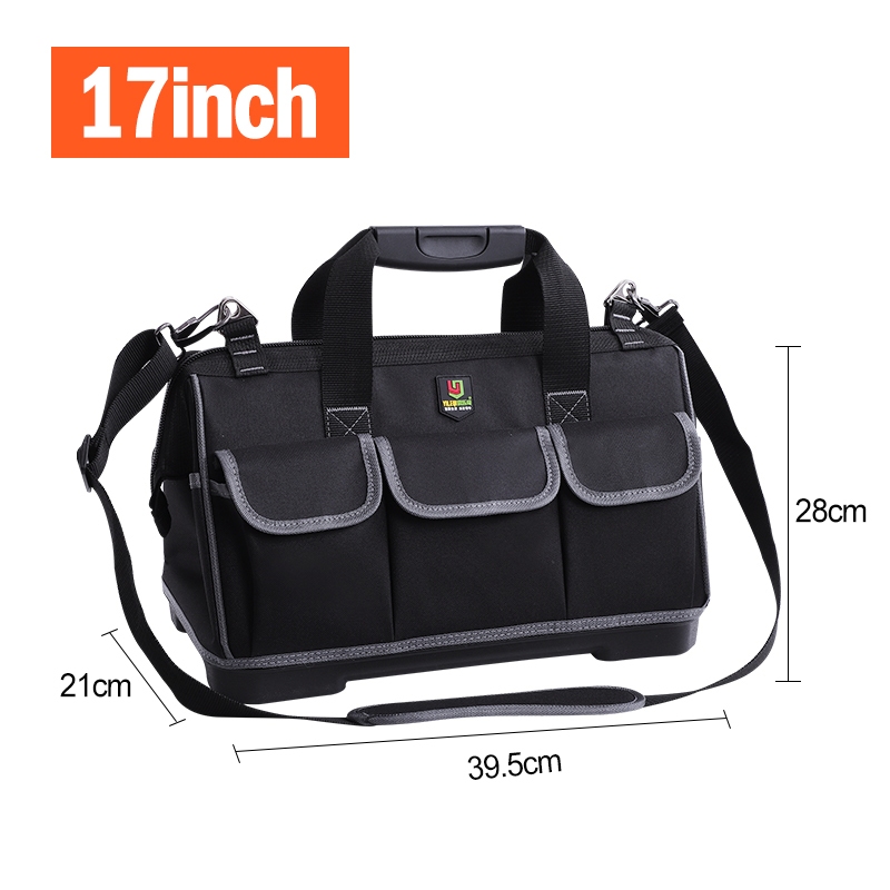 17" ABS Tool Bag Heavy Duty Tools Bag Electrician Tool Pack Large ...