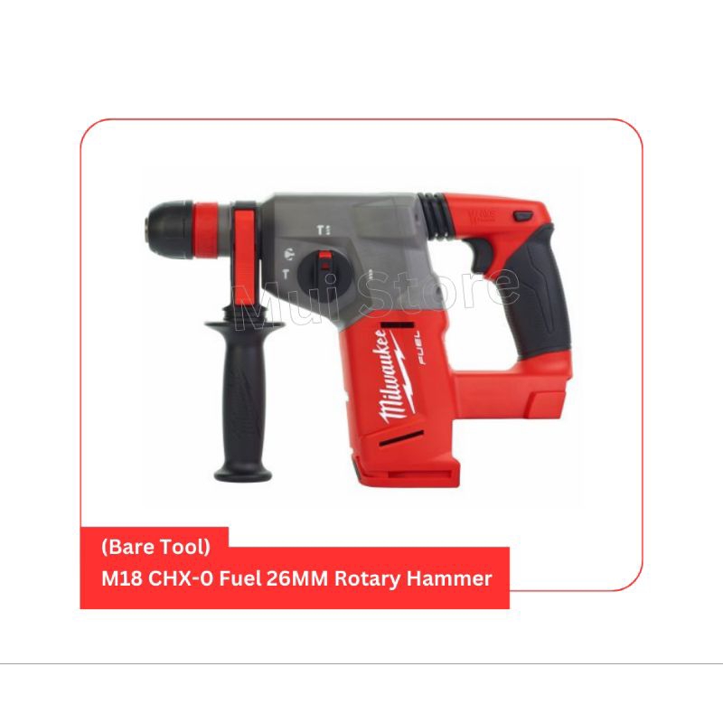 Milwaukee M18 CHX 0 FUEL 26MM Rotary Hammer Bare Tool Shopee Malaysia