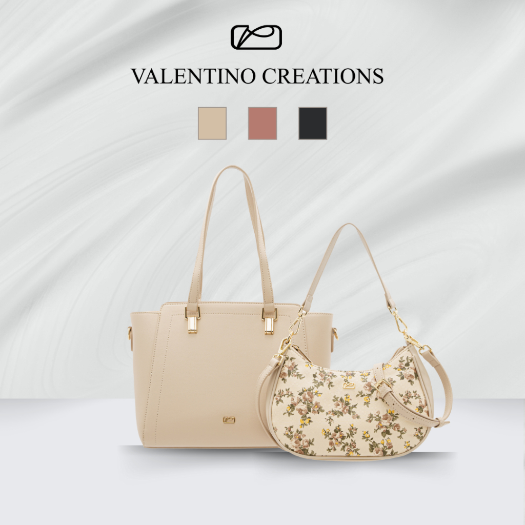 Valentino Creations Flavia Flora Ladies Women's Shoulder Bag with ...