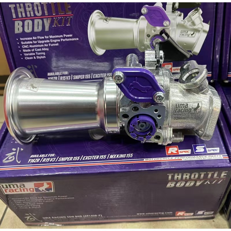 UMA RACING THROTTLE BODY Y16ZR Y16 Y16Z R15 V3 32MM 34MM INTAKE FUNNEL ...