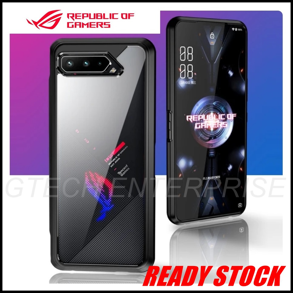 Gaming Case For Asus ROG Phone 7 6 6D 5 5s Pro Ultimate ROG5 ROG6 ROG7 Cover Transparent Acrylic ...