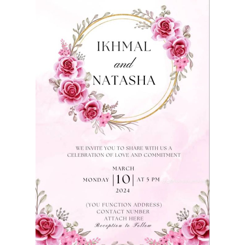 kad kahwin Digital | video kad kahwin murah | wedding invitation ...