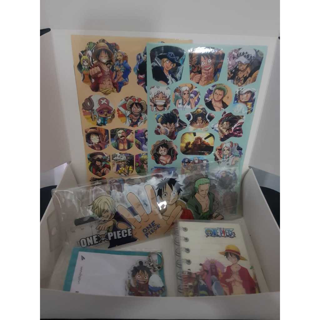 ONE PIECE ANIME STATIONERY LIMITED GIFT SET BOX | Shopee Malaysia